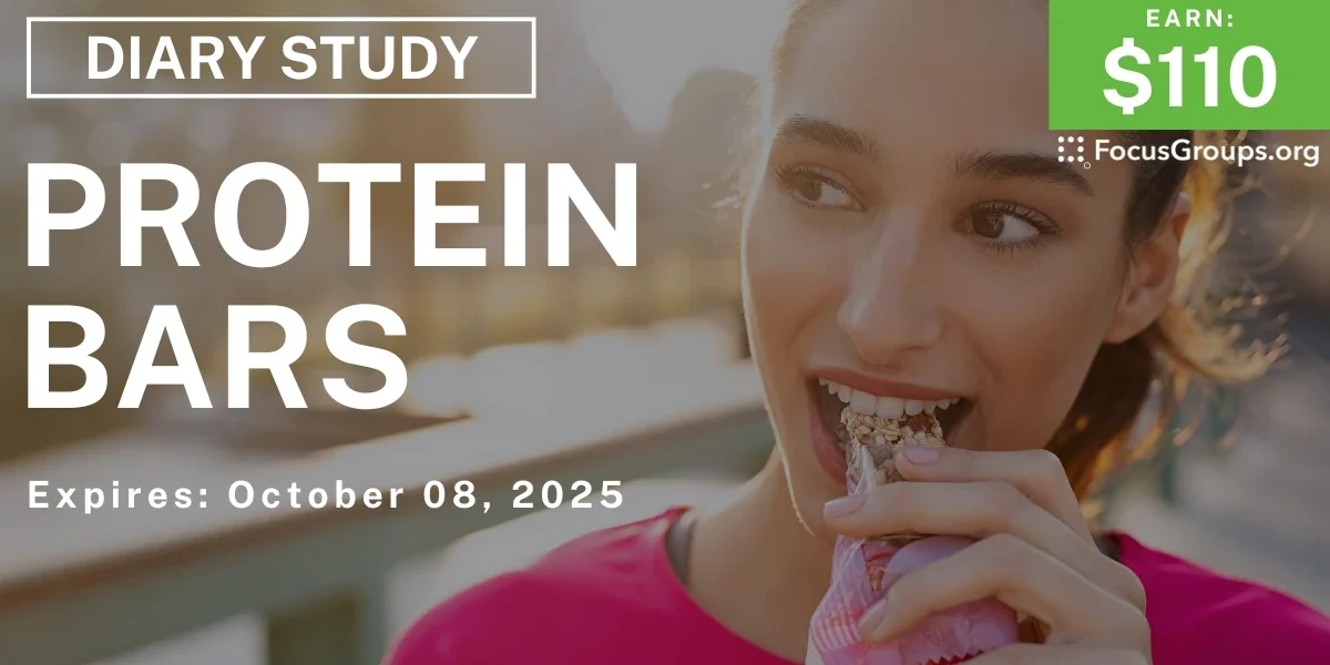 Research Study on Protein Bars - $110 - $110 - 09/26/2025