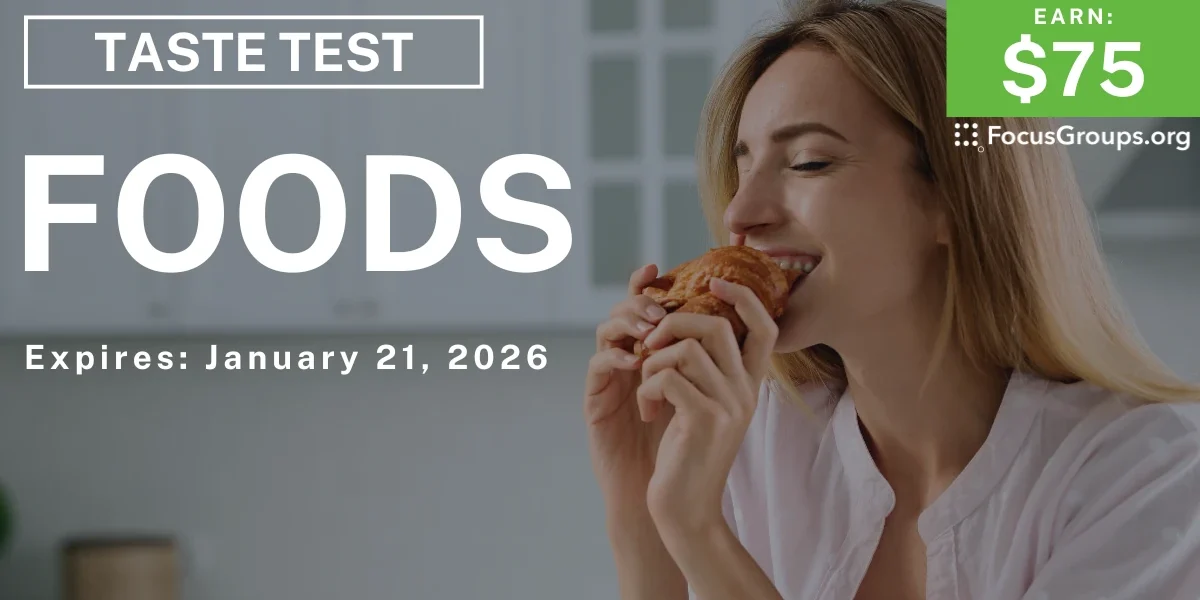 Food Taste Testing in Chicago - $75