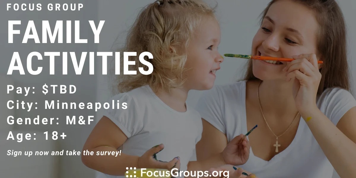 Focus Group for Parents & Grandparents on Family Activities in ...