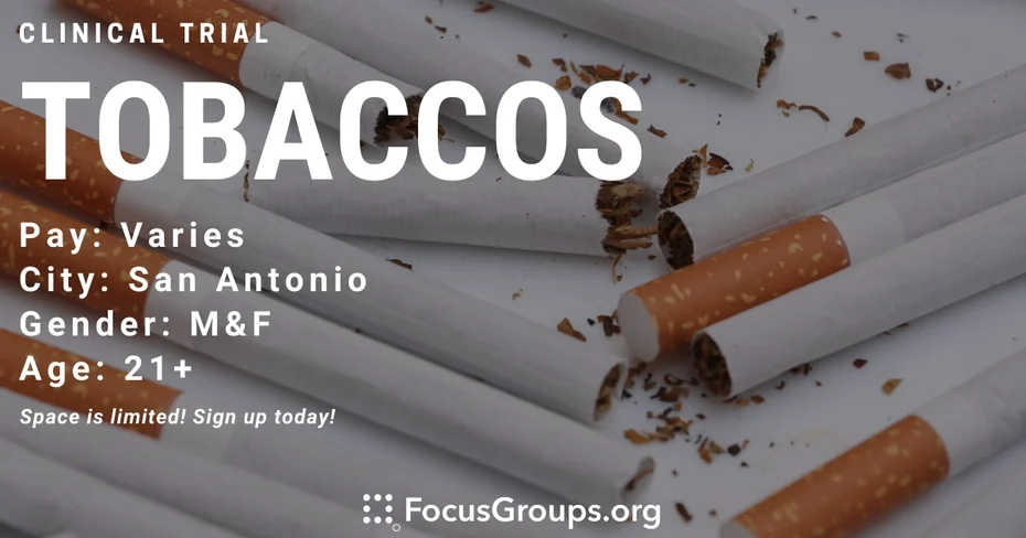 Clinical Trial on Tobaccos - TBD - 01/01/2022