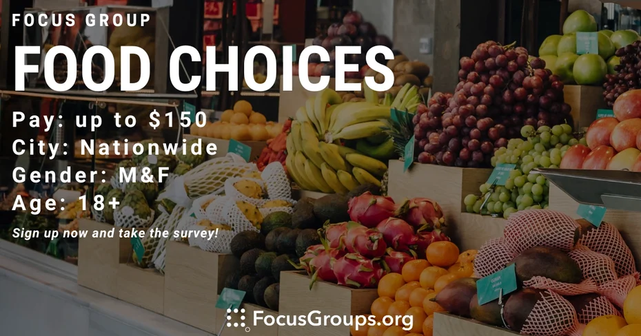 Focus Group on Food Choices - FocusGroups.org