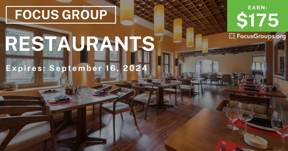 Focus Group on Restaurants - FocusGroups.org